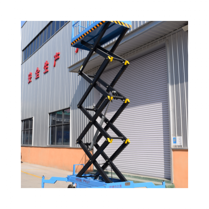 Kapasitas beban 450kg 8m 10m self-propelled double scissor lift tinggi ...