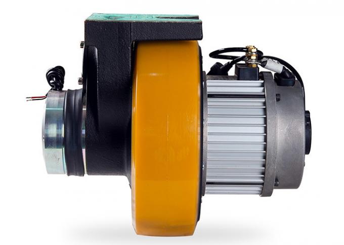 Magnet Permanen 0.75KW Motor DC Perakitan Roda Penggerak Horizontal